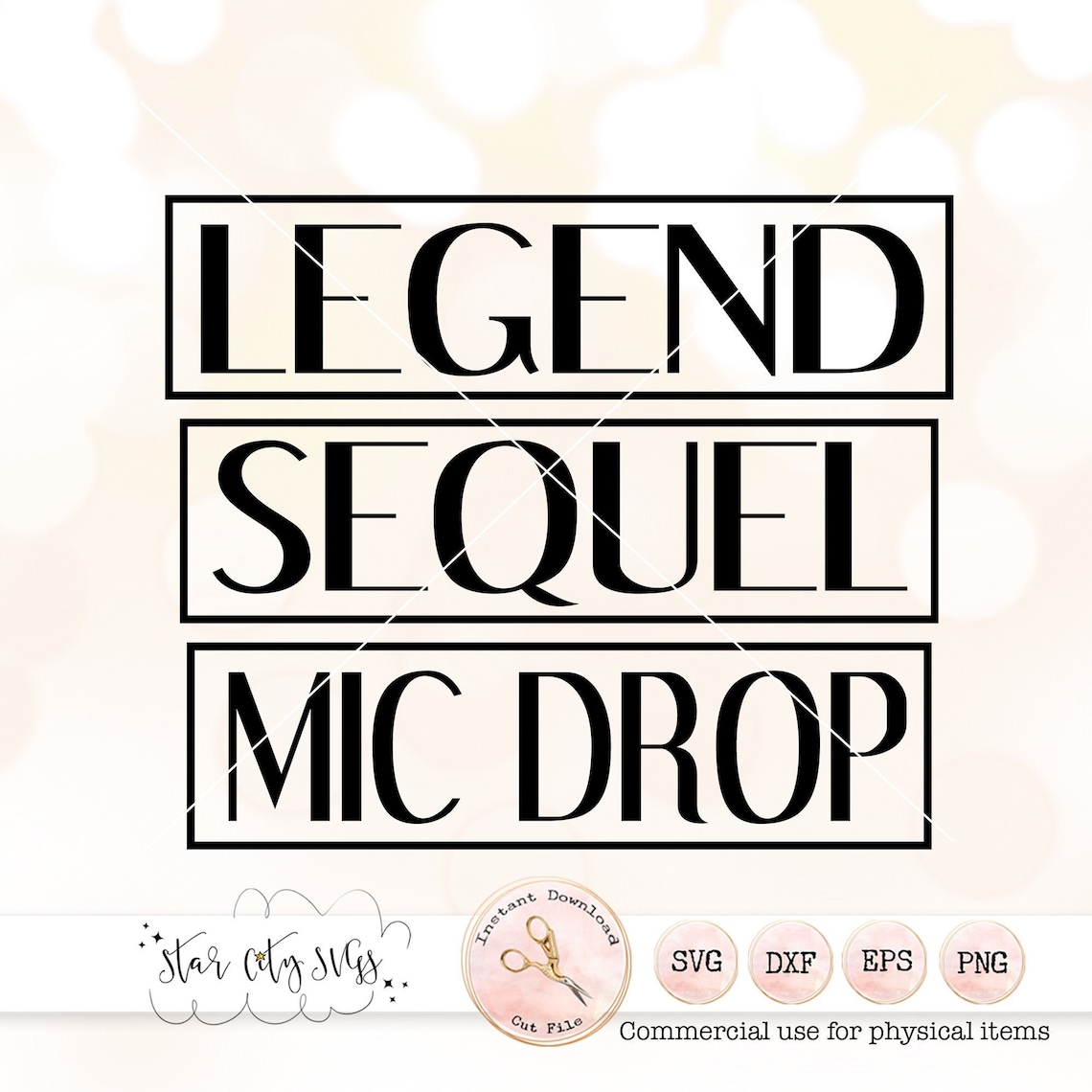 Legend SVG, Sequel Svg, Mic Drop Svg, Fathers Day SVG Set, Dad and ...