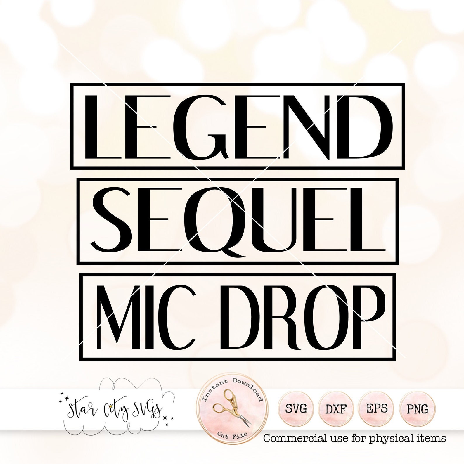 Legend SVG, Sequel Svg, Mic Drop Svg, Fathers Day SVG Set, Dad and ...
