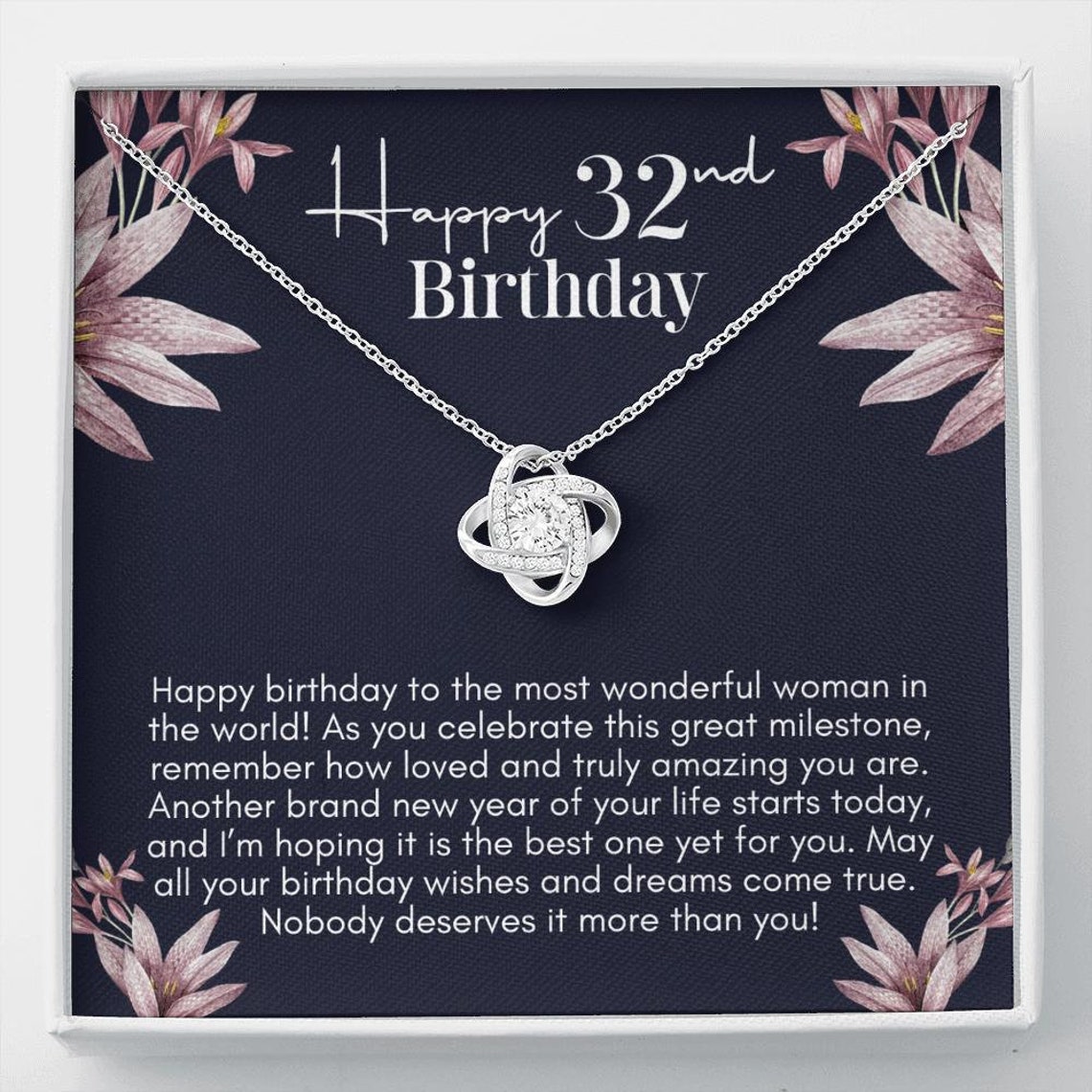 32nd Birthday Gift for Her 32nd Birthday Present Happy 32nd - Etsy UK