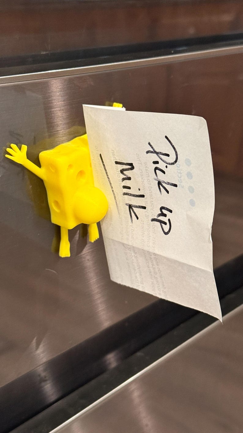 3D Printed Sponge Fridge Magnet | Funny Dangling Legs Decor - Etsy