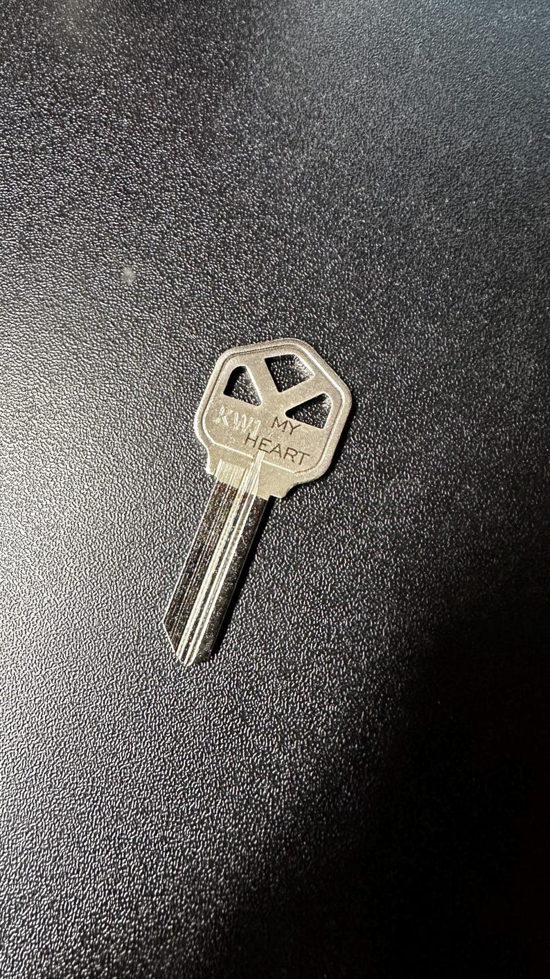 Custom Engraved Key Blank – Personalized Key Tag - Etsy