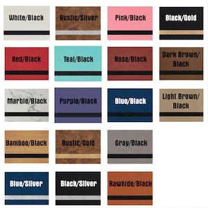 Temperature Blanket | Crochet Tag | Color Chart | Yarn Colors | Leather ...