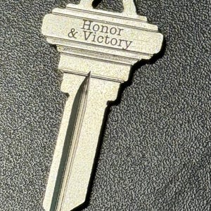 Custom Engraved Key Blank – Personalized Key Tag - Etsy