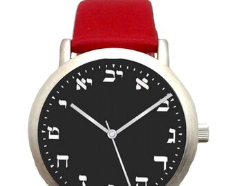 Hebrew Numbers Watch - Etsy