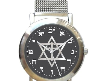 Hebrew Numbers Watch | Etsy