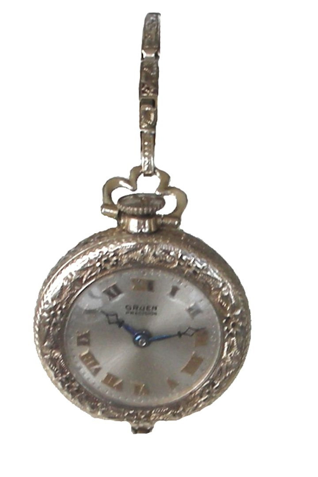 Rare Vintage Pocket/wrist Watch: Ladies 14K White Gold Gruen Watch From ...
