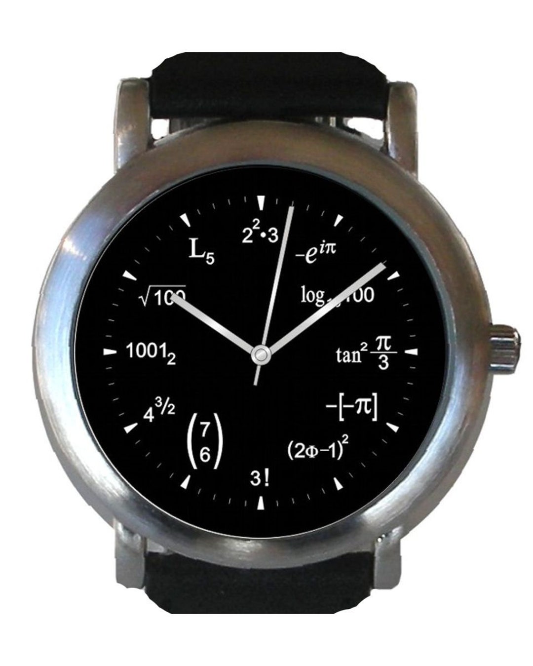 Math Dial Unisex Medium Size Watch Shows Physics Equations on - Etsy