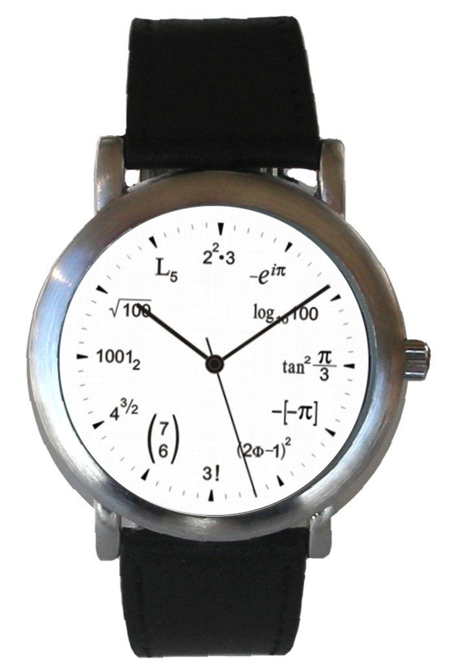 Math Dial Unisex Medium Size Watch Shows Physics Equations on - Etsy