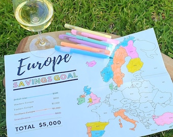 Australia 5,000 Dollars - Savings Goal Tracker - Etsy