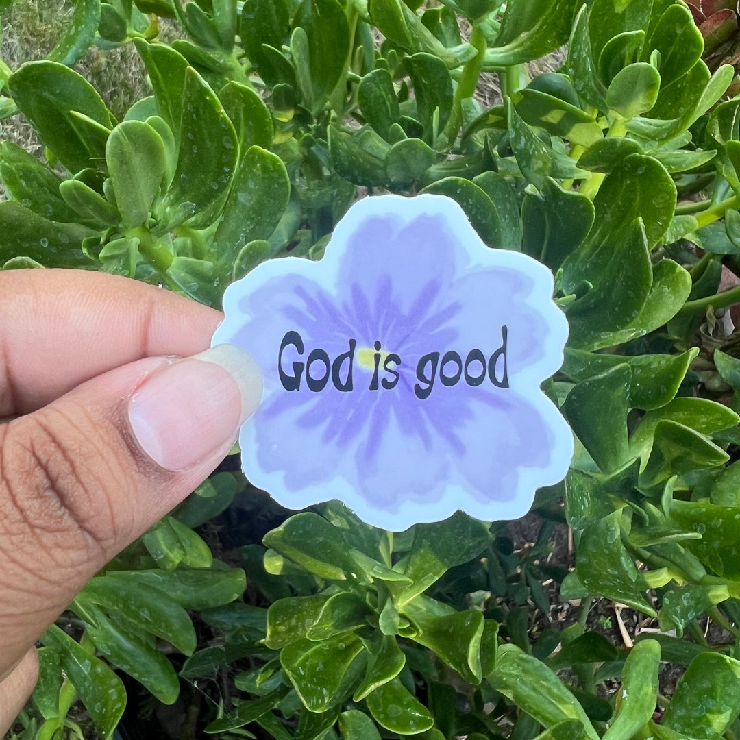 God is Good Sticker Christian Sticker Vinyl Sticker - Etsy