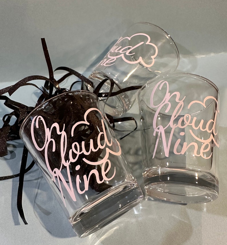 Custom on Cloud Nine Themed Shot Glasses Party - Etsy