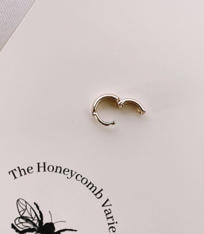 Thick Gold Cartilage Hoop Cartilage Statement Hoop Earring | Etsy