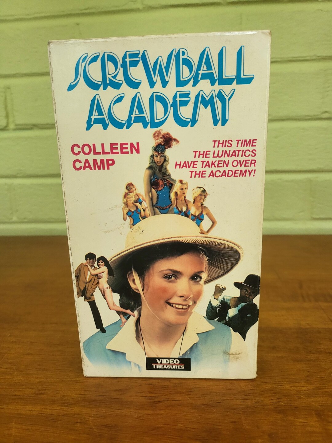 SCREWBALL ADADEMY VHS Movie 1986 Comedy 1988 Packaging Colleen Camp ...