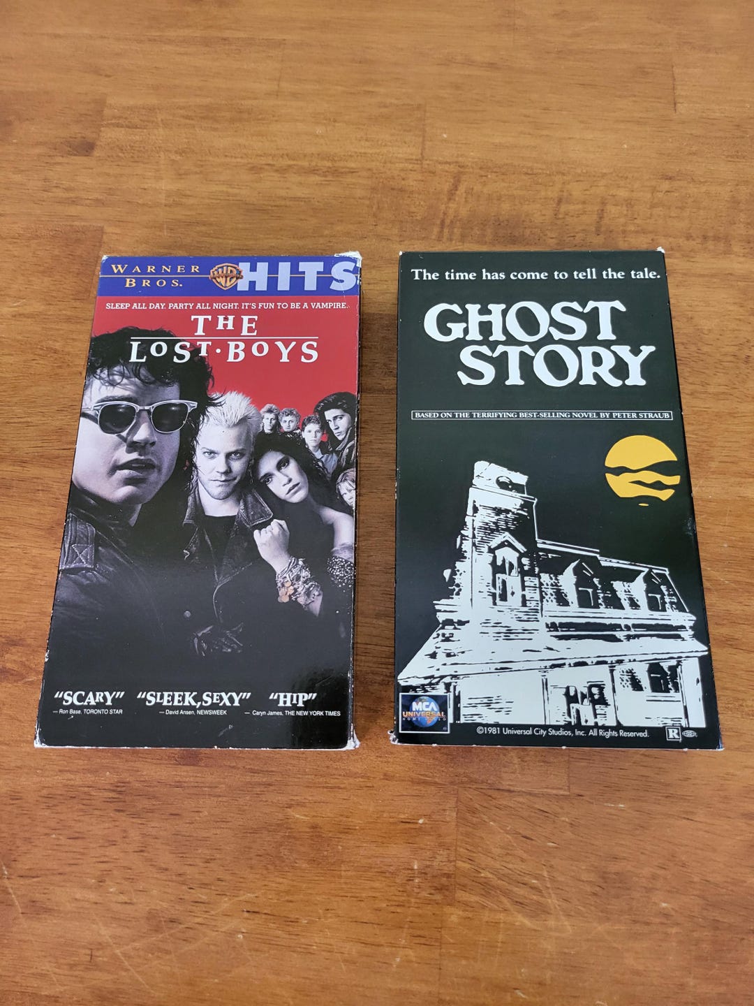 The Lost Boys & Ghost Story VHS Movie LOT 1980s Horror Vampires Terror ...