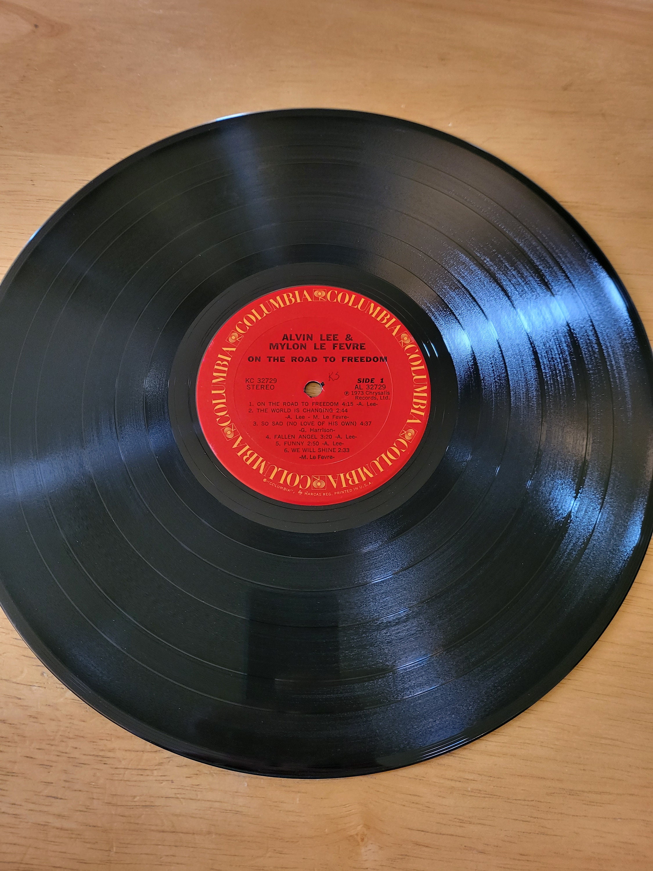 Alvin Lee Mylon Lefevre on the Road to Freedom LP 1973 Columbia KC ...