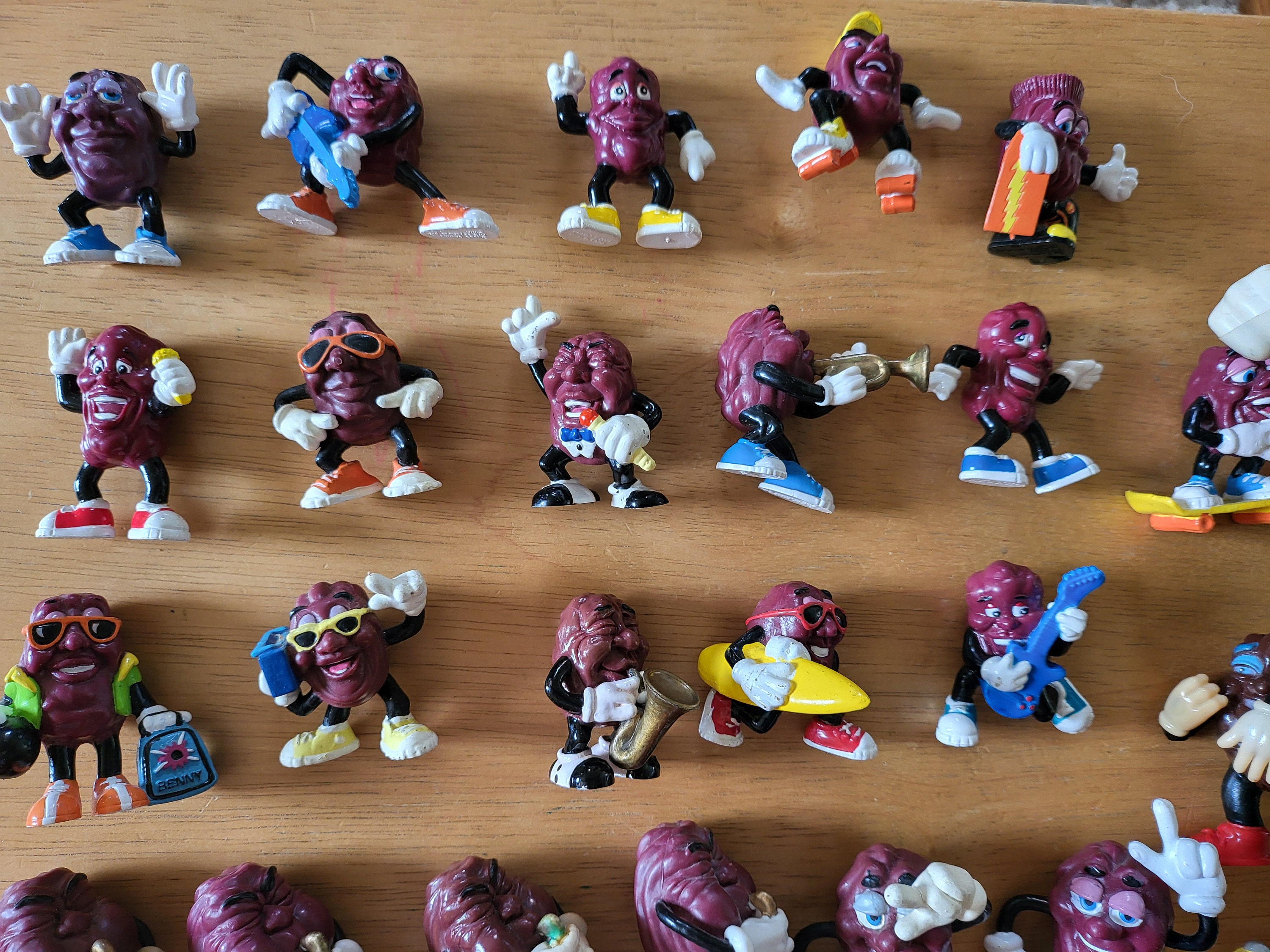California Raisins PVC Figures Post Cereal Hardees Store Lot of 45 ...