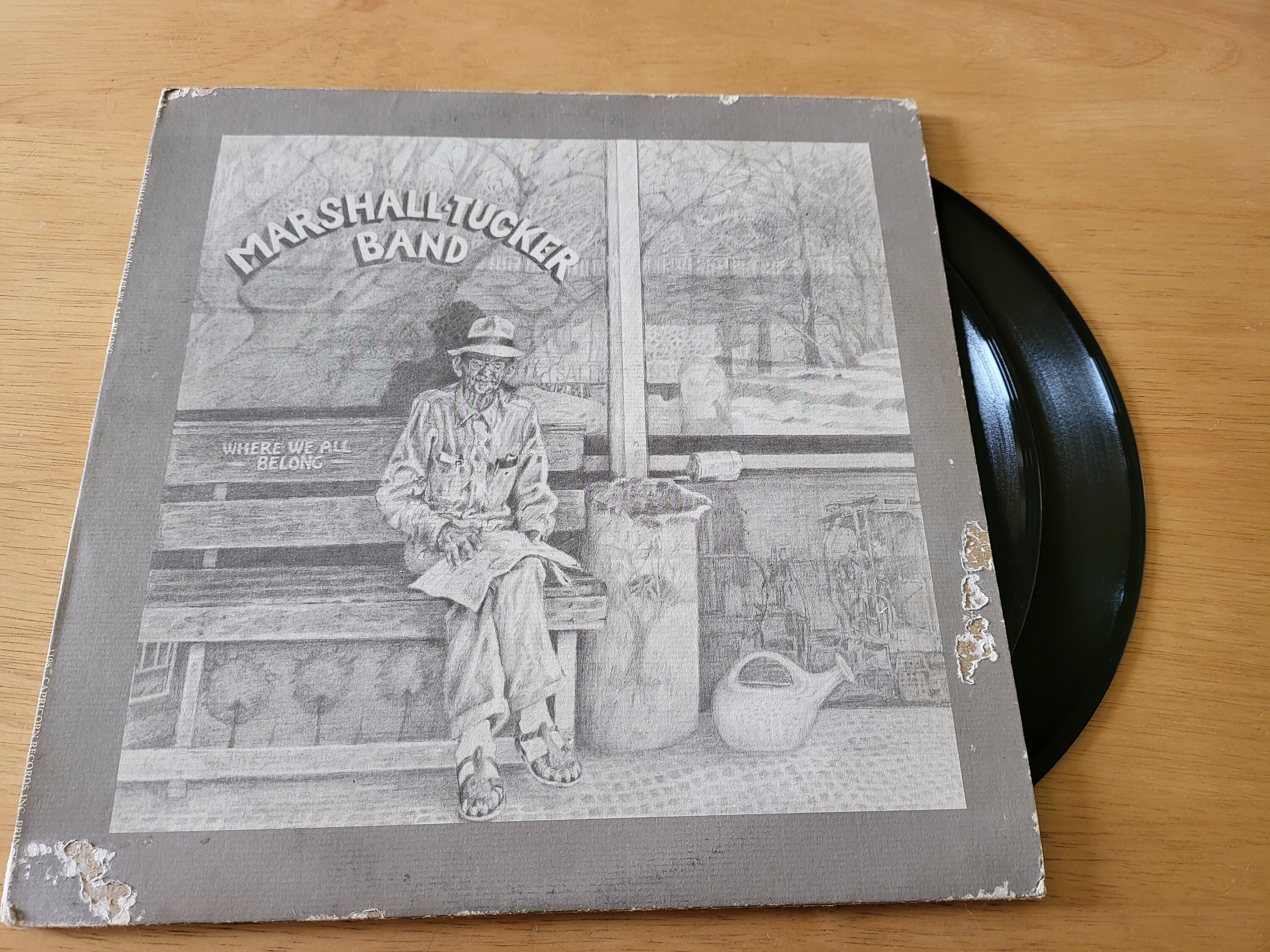 The Marshall Tucker Band Where We All Belong Double LP Capricorn 2C ...