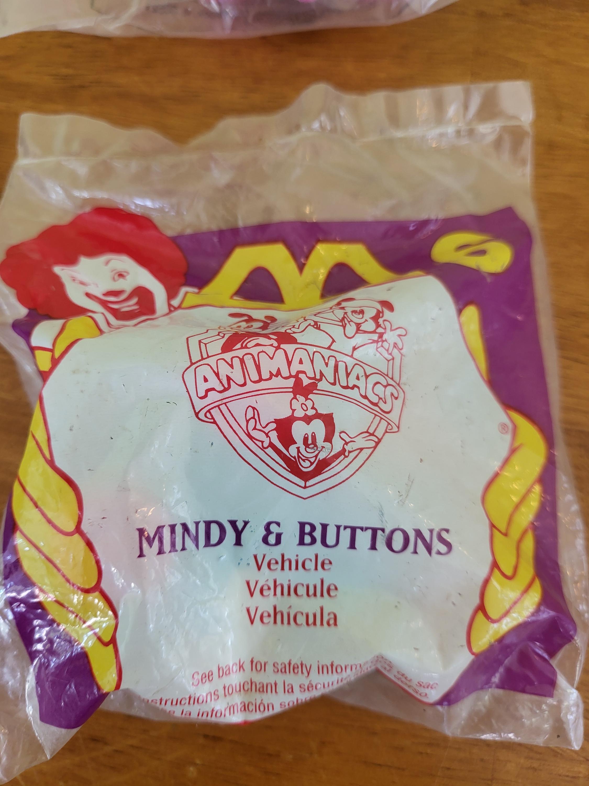 1994 Mcdonalds Animaniacs Happy Meal Toy Lot Slappy and Skippy Mindy ...