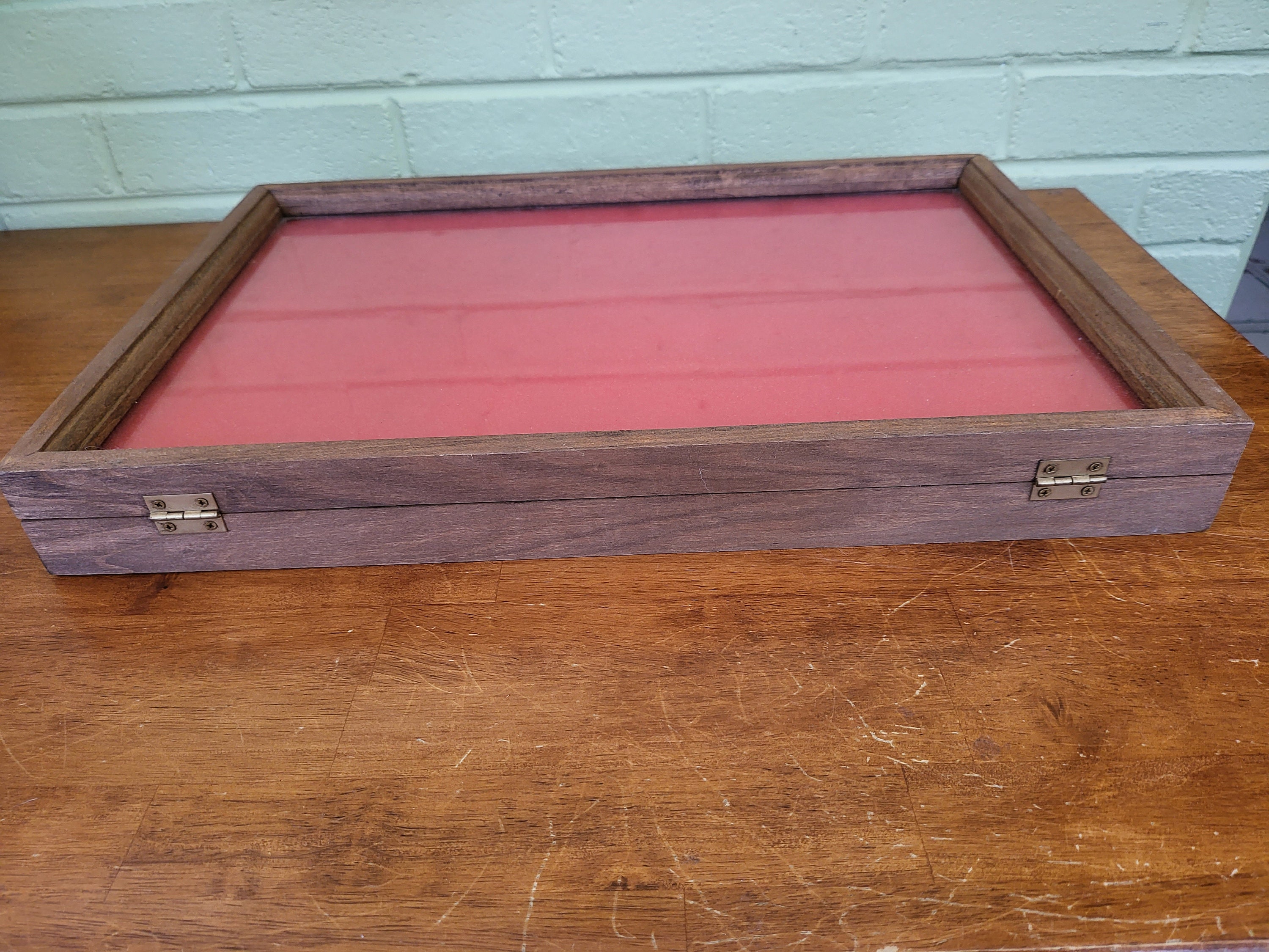 Lapel Pin Display Case Cabinet Shadow Box Frame Disney Hard - Etsy