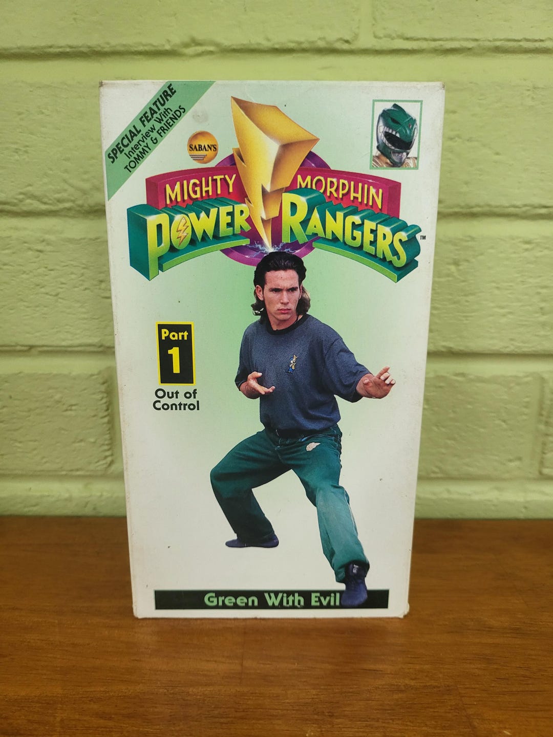 Mighty Morphin Power Rangers VHS Green With Evil Part 1 Out of Control ...