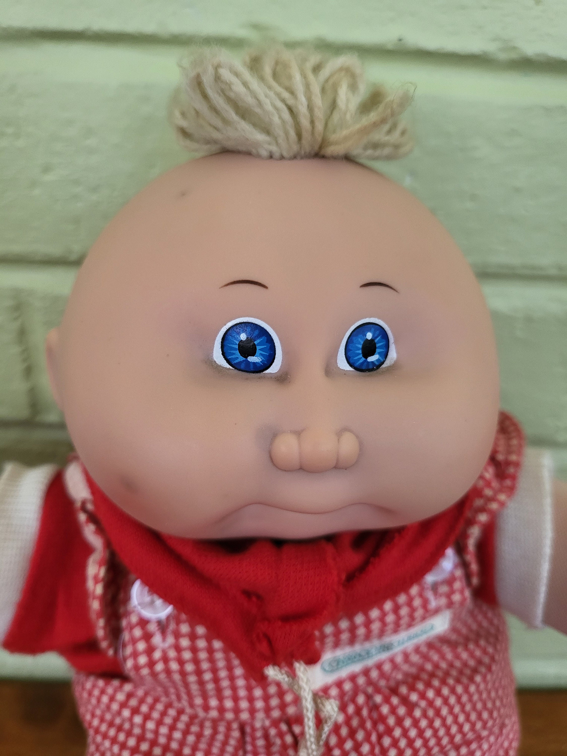1982 Cabbage Patch Kids Doll 16 Boy Looped Yarn Blonde Hair - Etsy