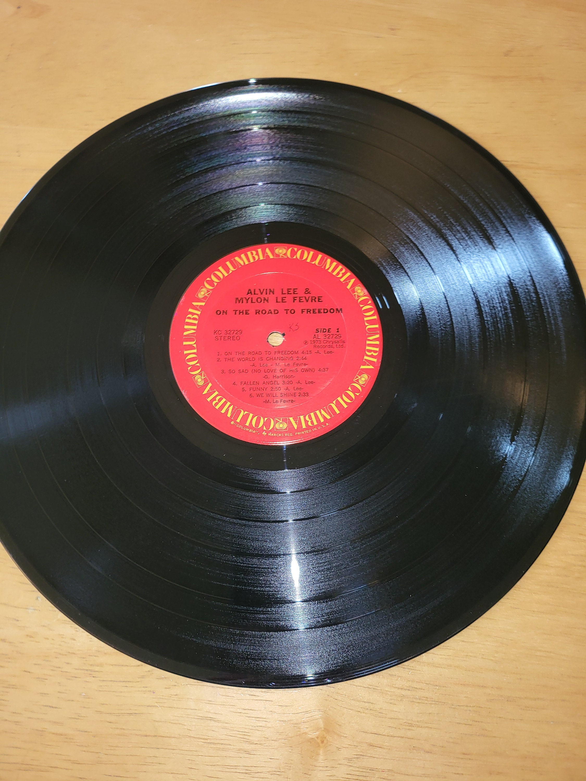 Alvin Lee Mylon Lefevre on the Road to Freedom LP 1973 Columbia KC ...