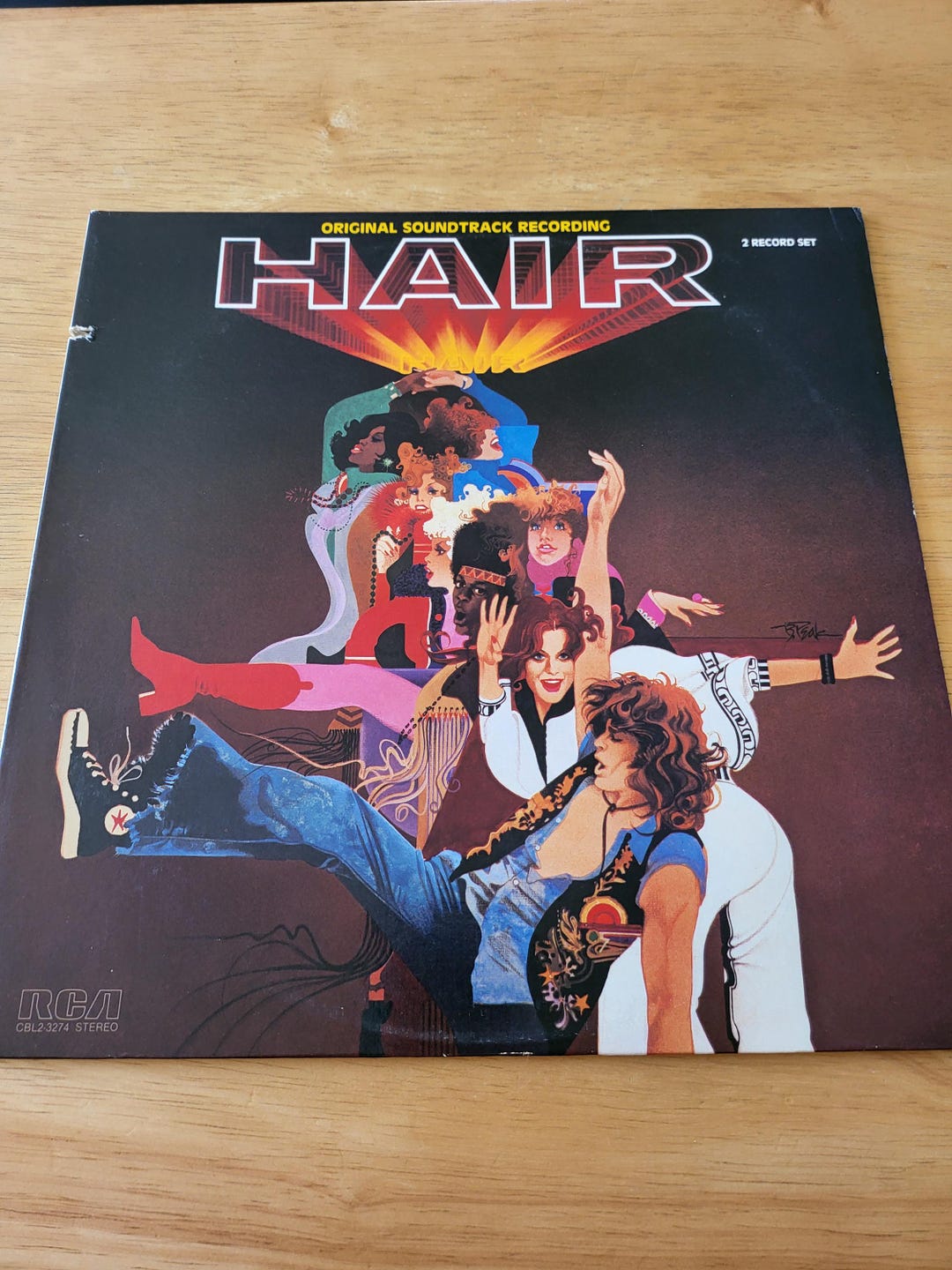 Hair Original Soundtrack Recording Vinyl Double LP 1979 RCA Record CBL2 ...