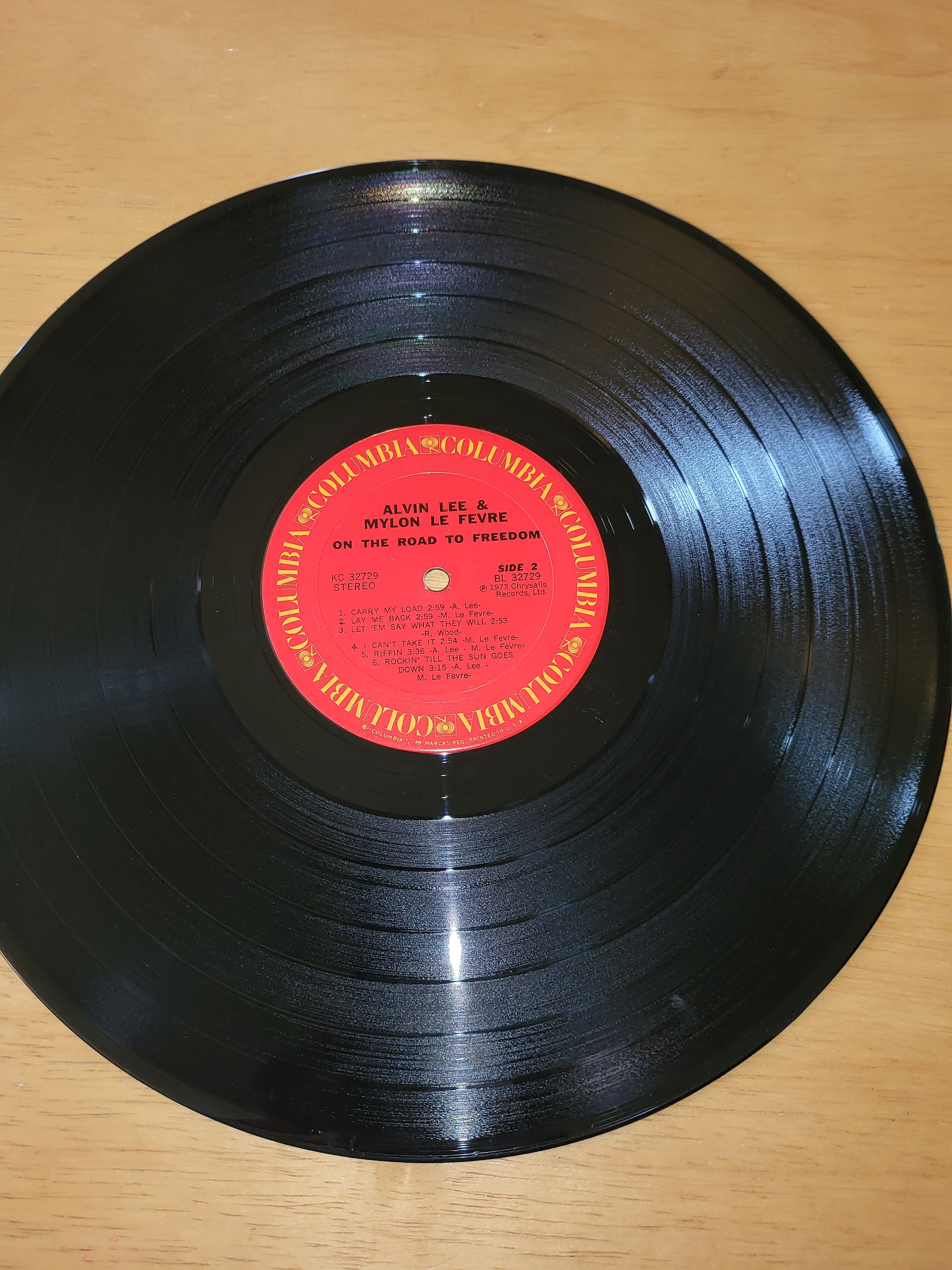 Alvin Lee Mylon Lefevre on the Road to Freedom LP 1973 Columbia KC ...