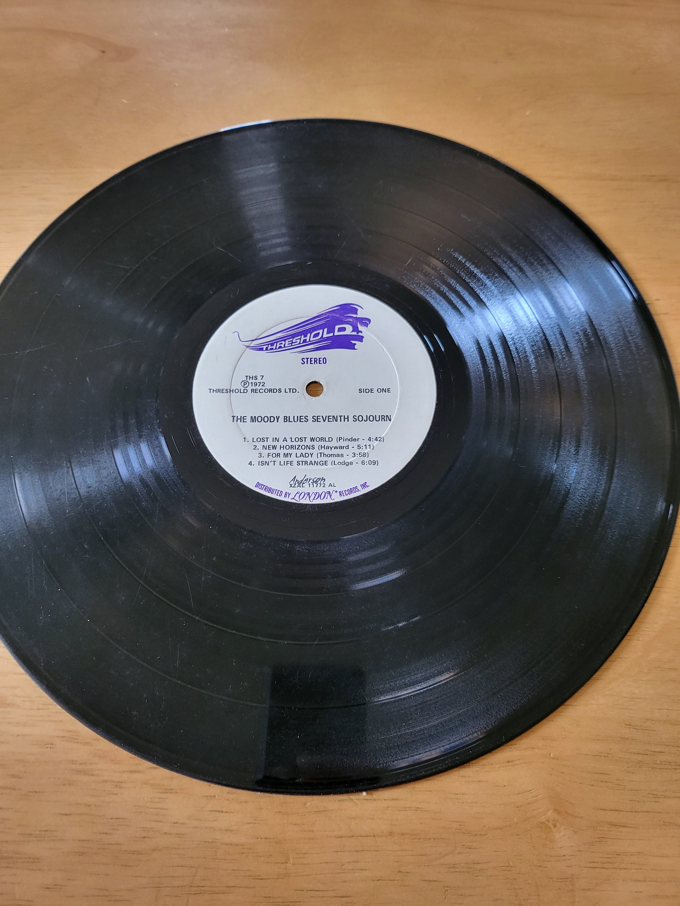 The Moody Blues Seventh Sojourn LP 1972 Threshold THS 7 Vinyl Record ...