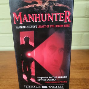MANHUNTER VHS Movie 1986 Classic 80s Horror Hannibal Lecter's Legacy ...
