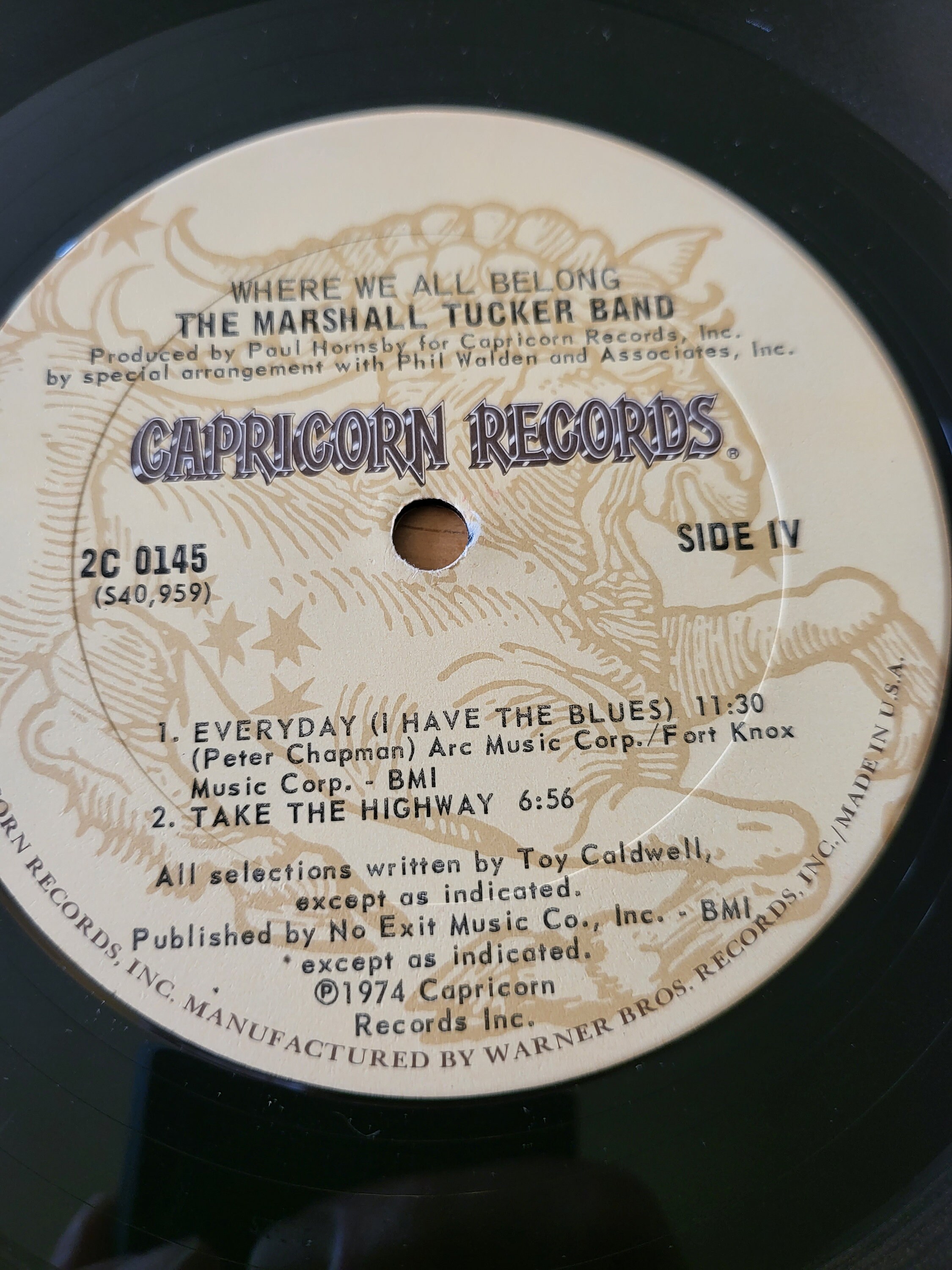 The Marshall Tucker Band Where We All Belong Double LP Capricorn 2C ...