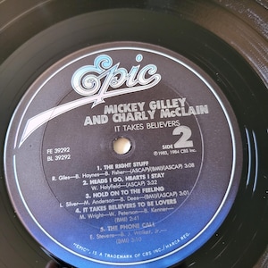 Mickey Gilley Charly Mcclain It Takes Believers Vinyl LP 1984 Epic FE ...