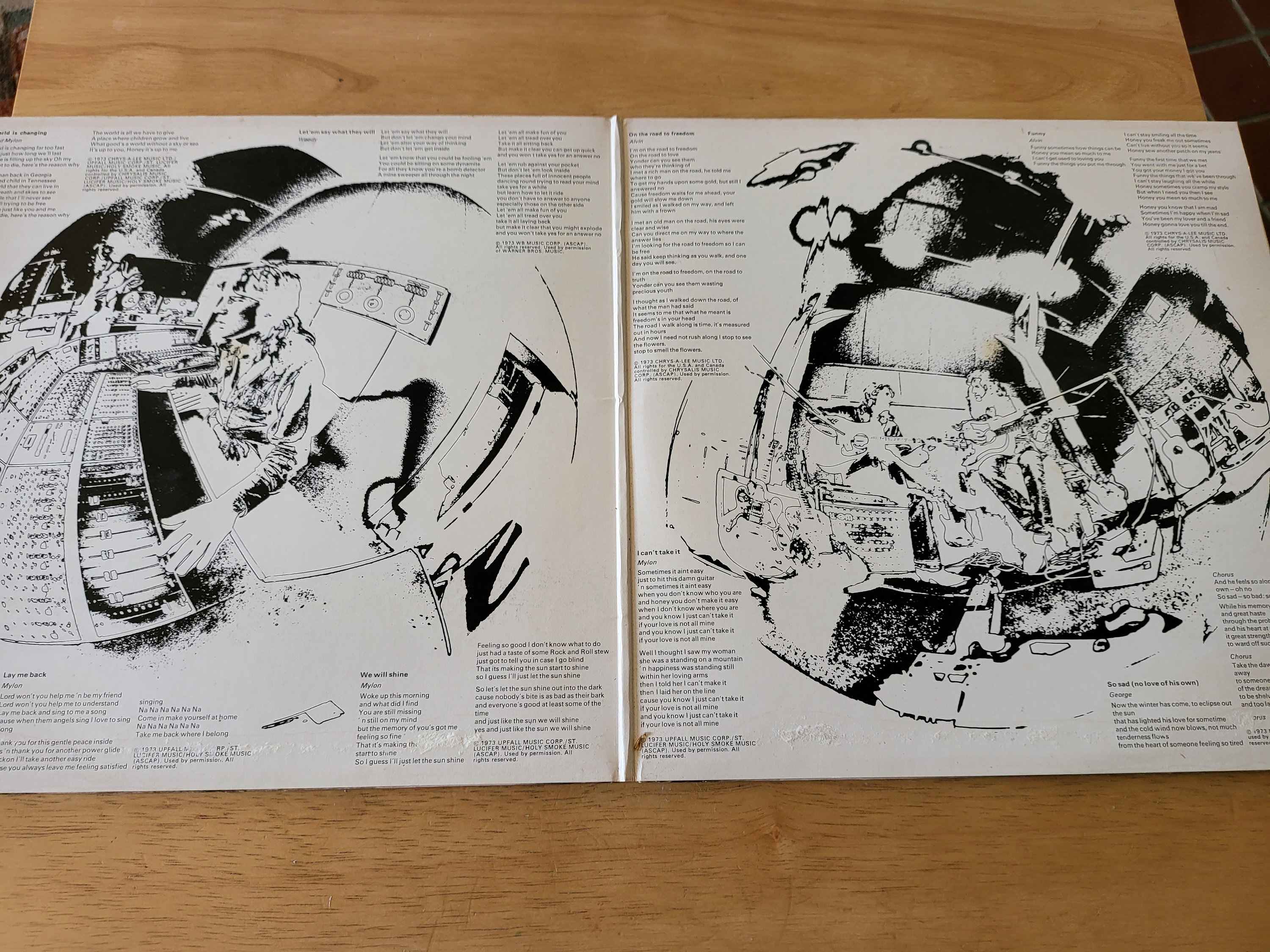 Alvin Lee Mylon Lefevre on the Road to Freedom LP 1973 Columbia KC ...