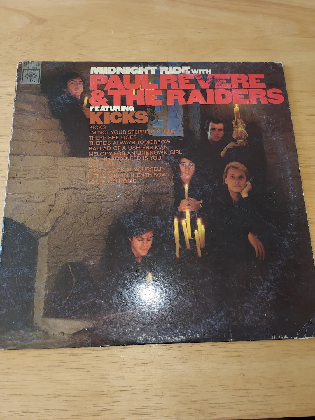 Paul Revere and the Raiders Midnight Ride Vinyl LP 1966 Columbia CL ...