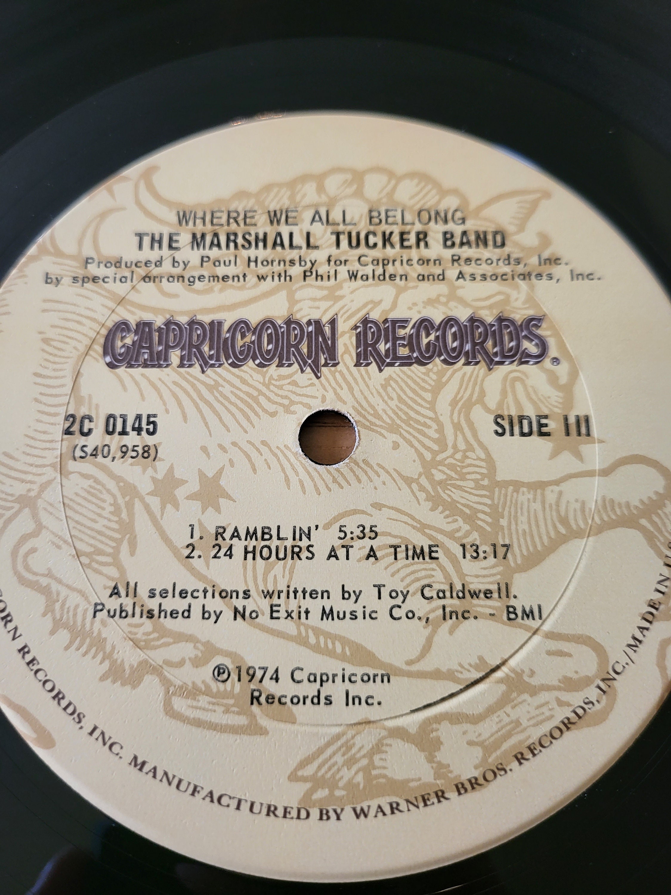 The Marshall Tucker Band Where We All Belong Double LP Capricorn 2C ...