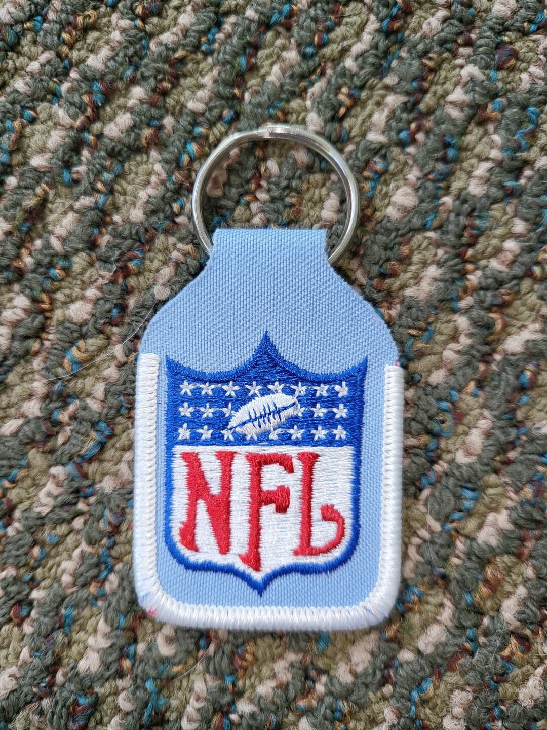 Vintage 1980s NFL Key Chain Key Ring National Football League Blue T3 ...