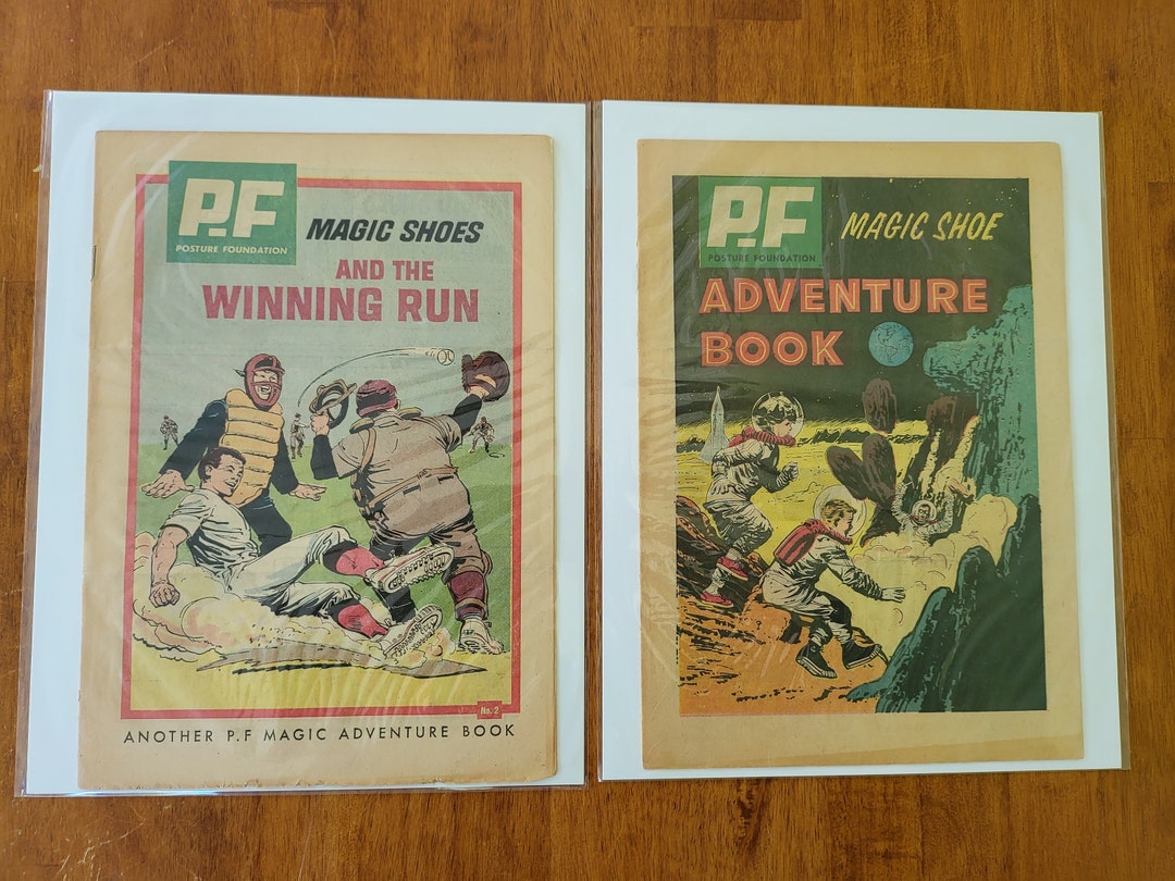 1962 P.F. Magic Shoe Adventure Book Comic LOT of 2 Outer Space - Etsy
