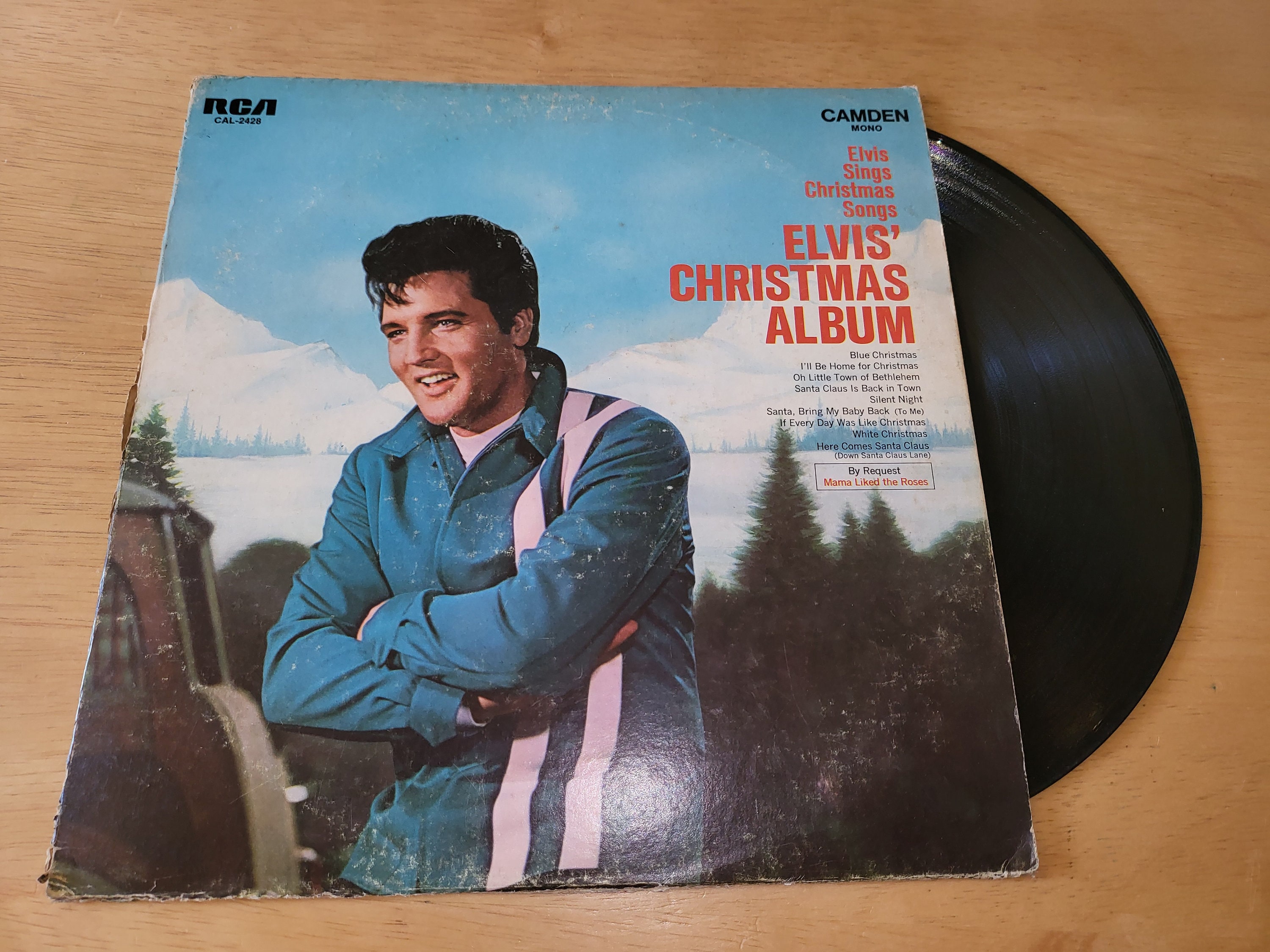 Elvis Presley Elvis' Christmas Album LP 1970 RCA CAL-2428 Mono LP4 - Etsy