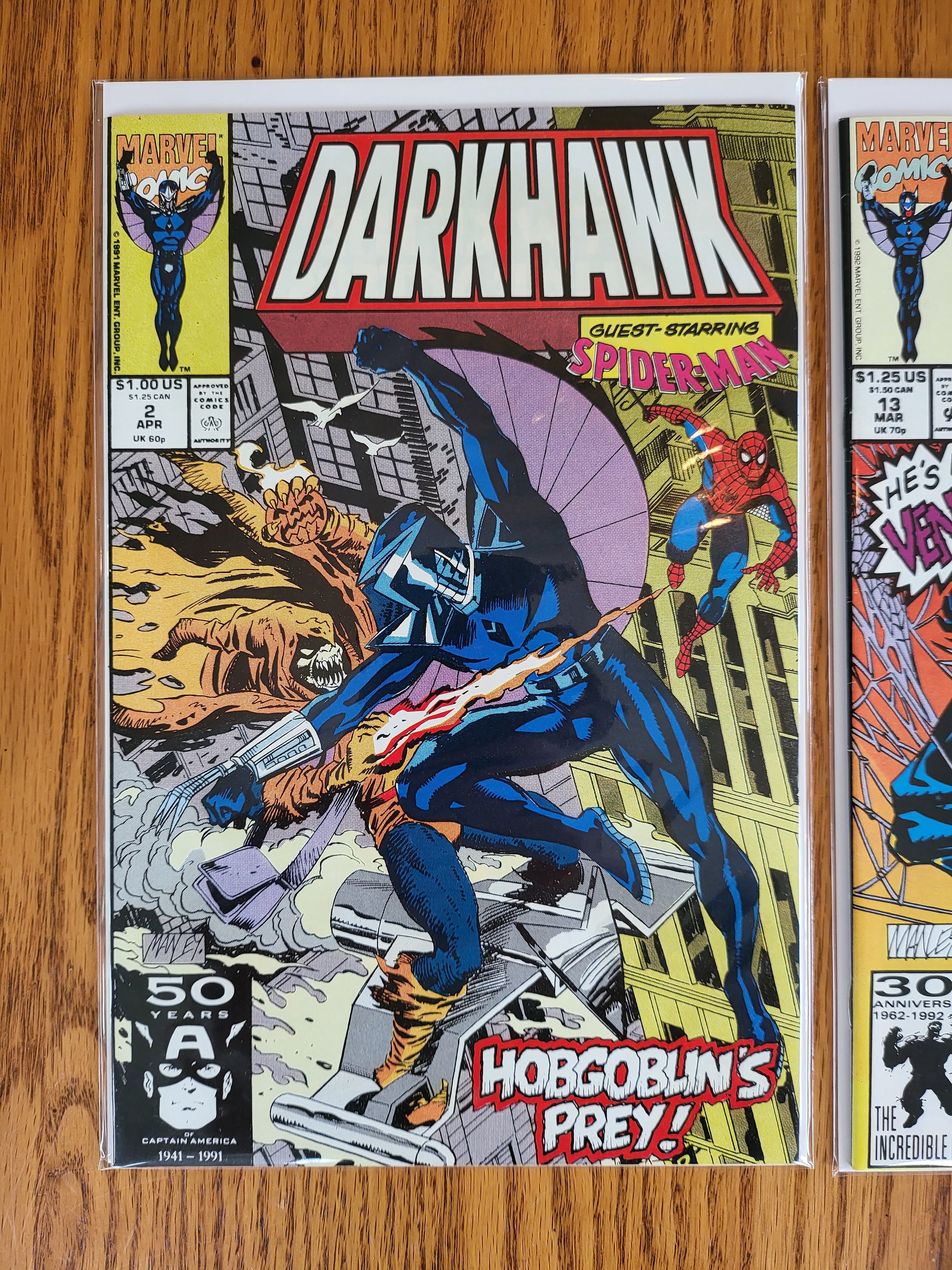 DARKHAWK Comic Book Lot of 2 Darkhawk 2 Second App and 13 - Etsy