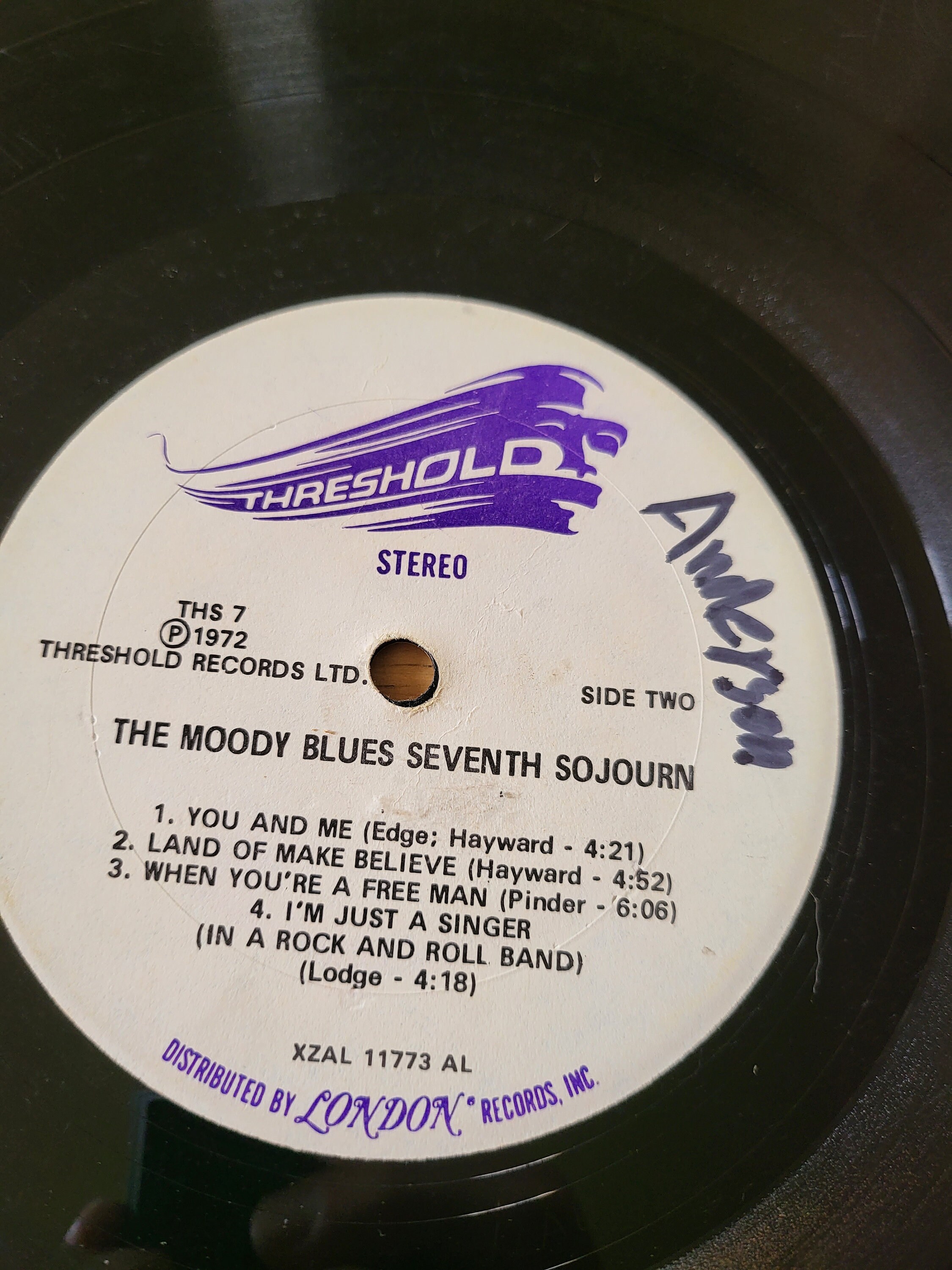 The Moody Blues Seventh Sojourn LP 1972 Threshold THS 7 Vinyl Record LP6 - Etsy