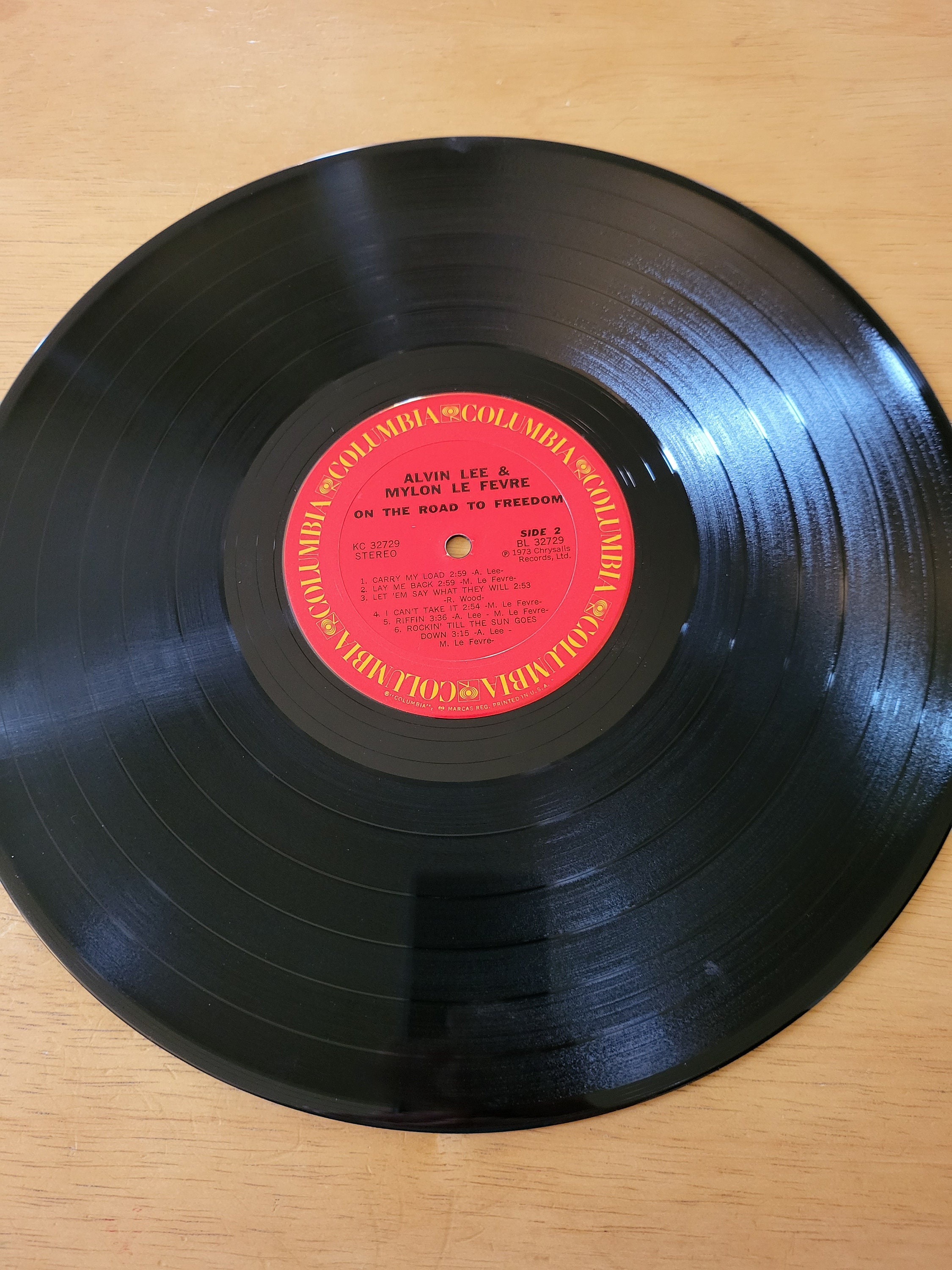 Alvin Lee Mylon Lefevre on the Road to Freedom LP 1973 Columbia KC ...