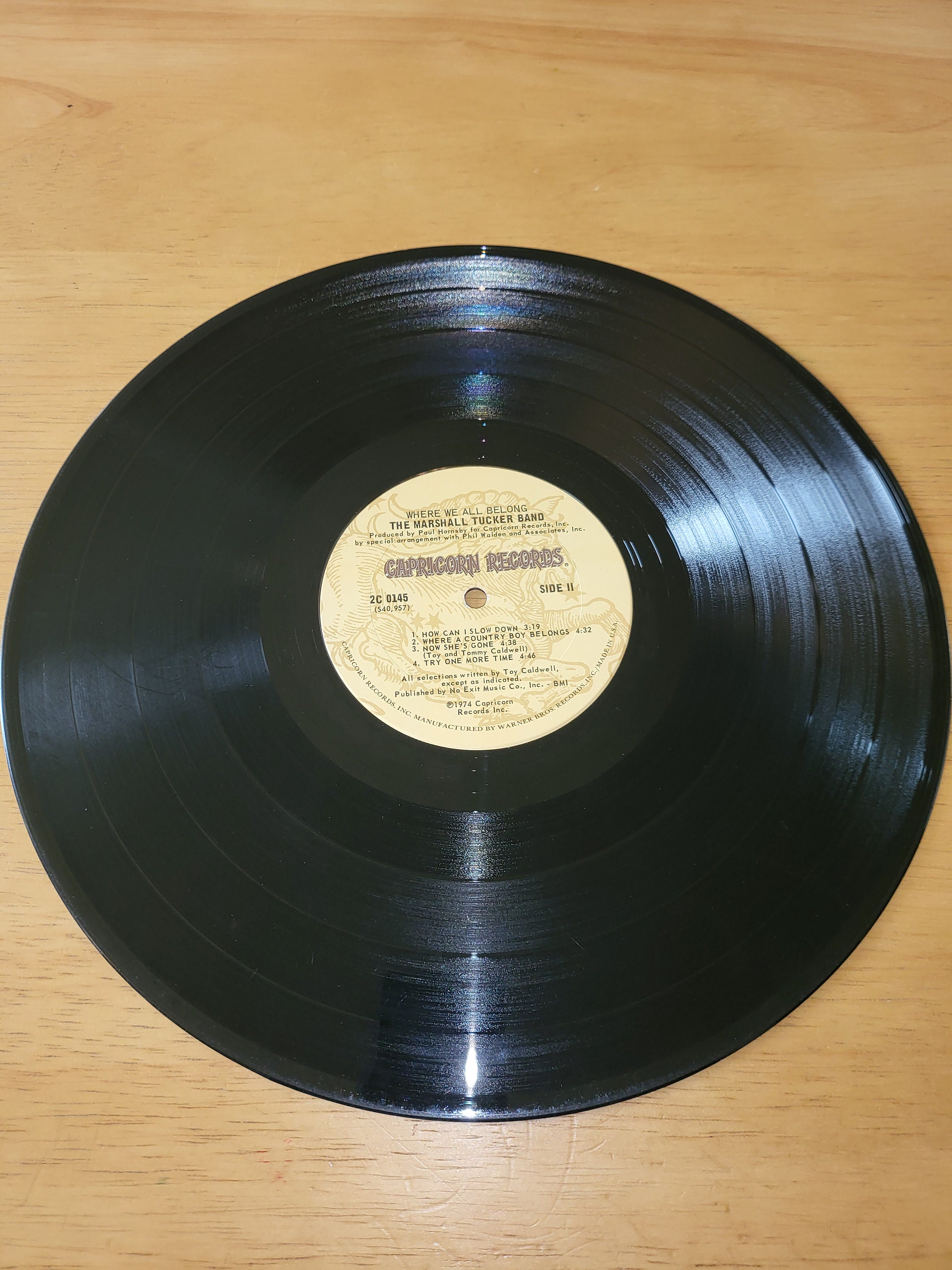 The Marshall Tucker Band Where We All Belong Double LP Capricorn 2C ...