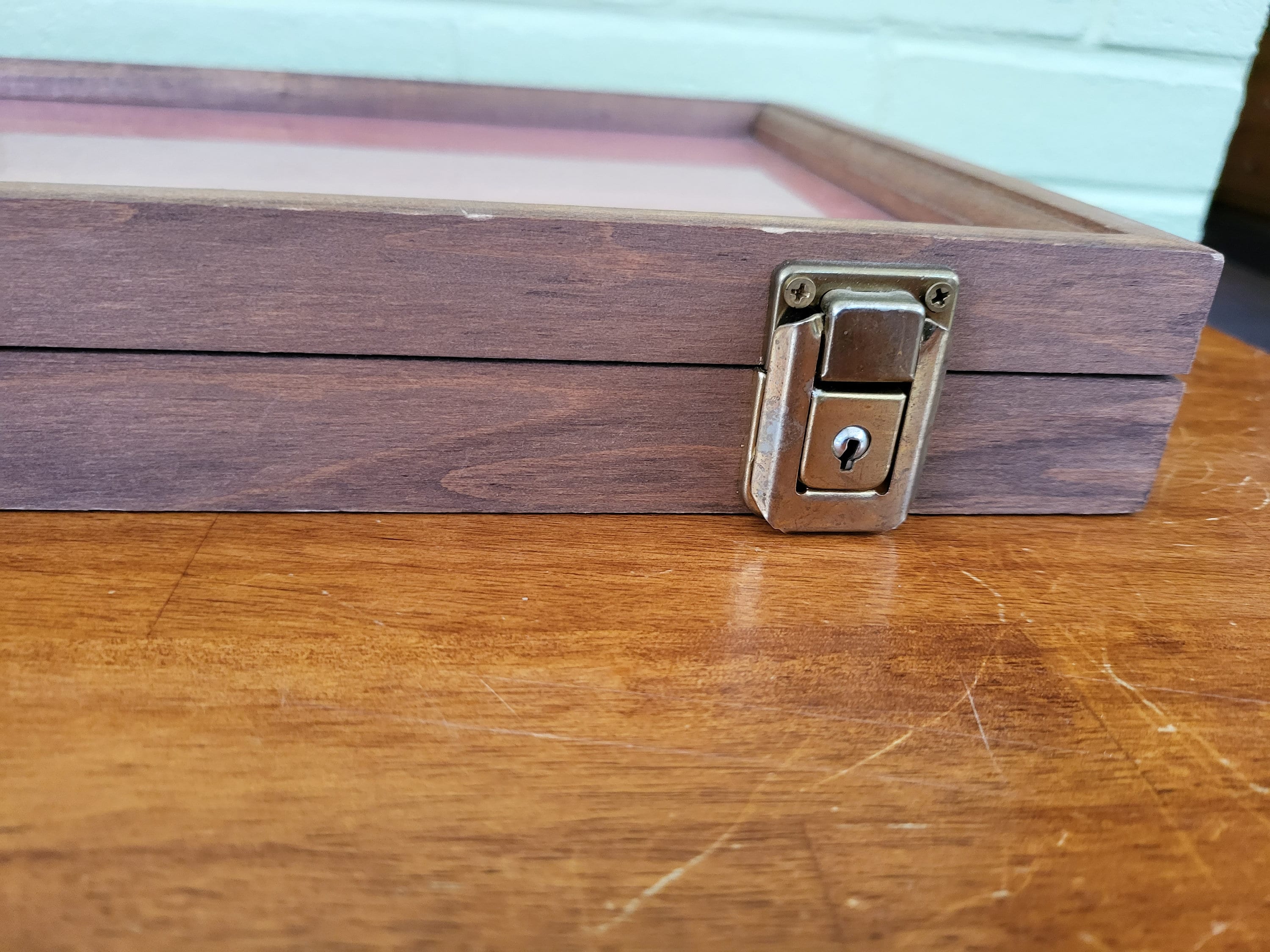 Lapel Pin Display Case Cabinet Shadow Box Frame Disney Hard - Etsy