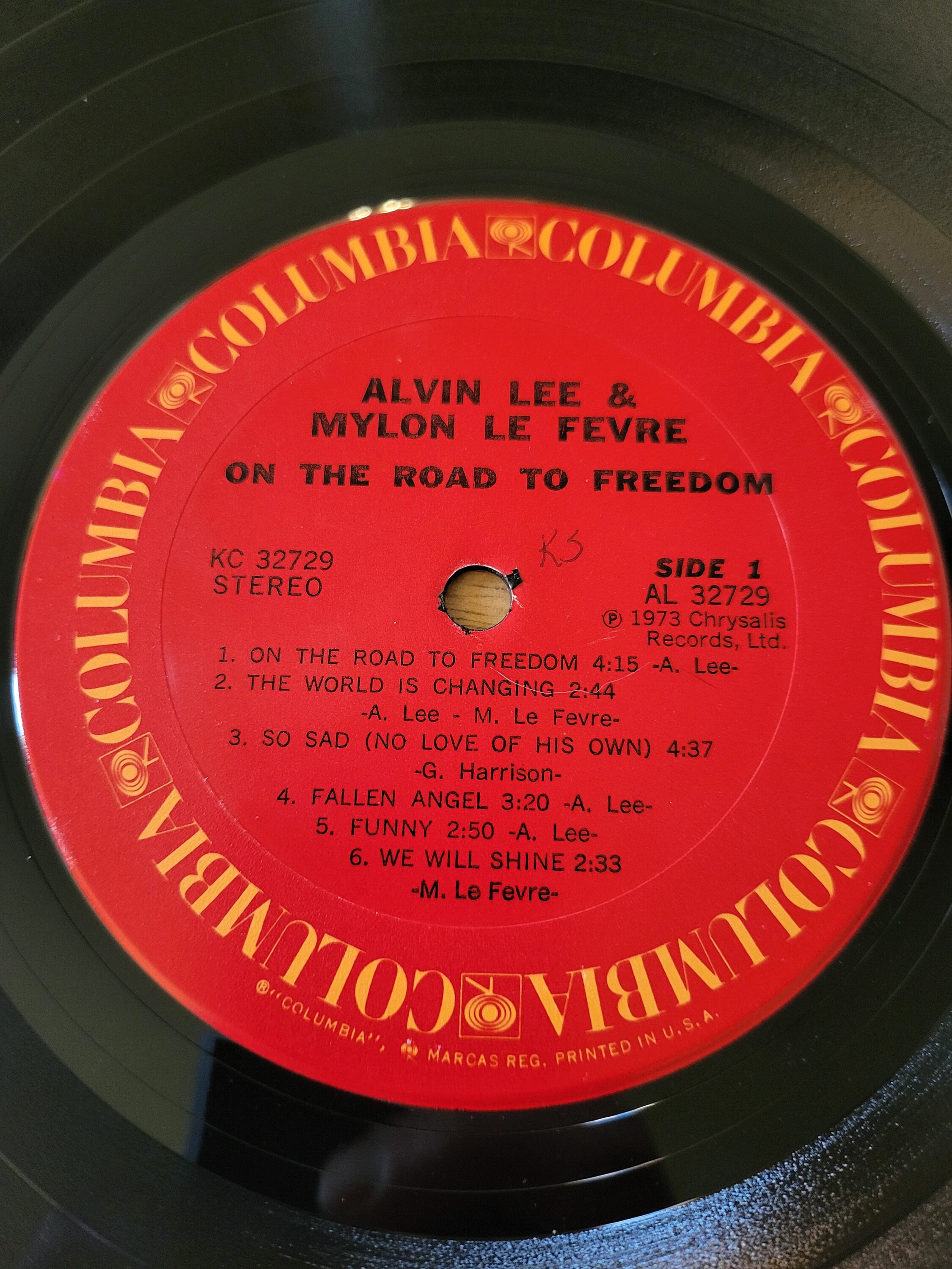 Alvin Lee Mylon Lefevre on the Road to Freedom LP 1973 Columbia KC ...
