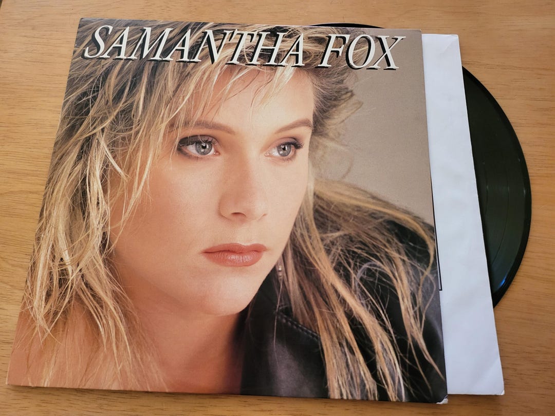 SAMANTHA FOX Self Titled LP Vinyl 1987 Jive Records 1061-1-J Pop Music ...