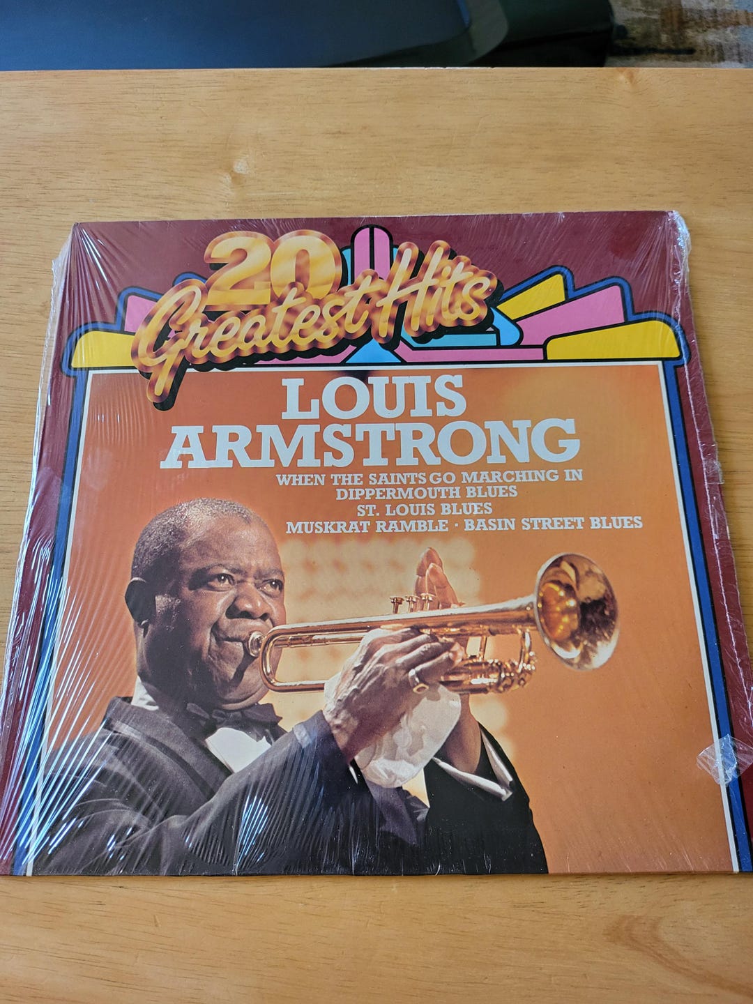 LOUIS ARMSTRONG 20 Greatest Hits LP Vinyl Record U/50044 1984 Jazz ...