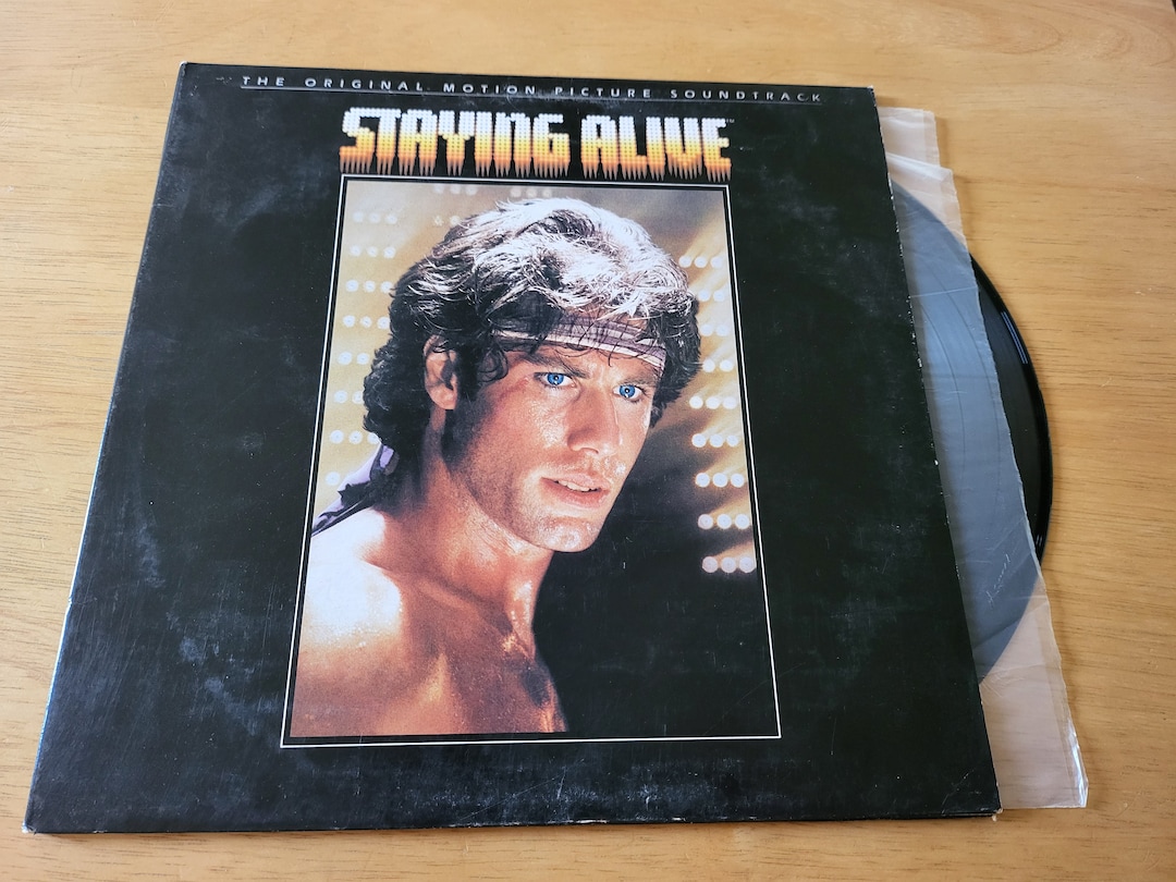 Staying Alive Soundtrack LP 1977 RSO Records 422-813-269-1 Y-1 John ...