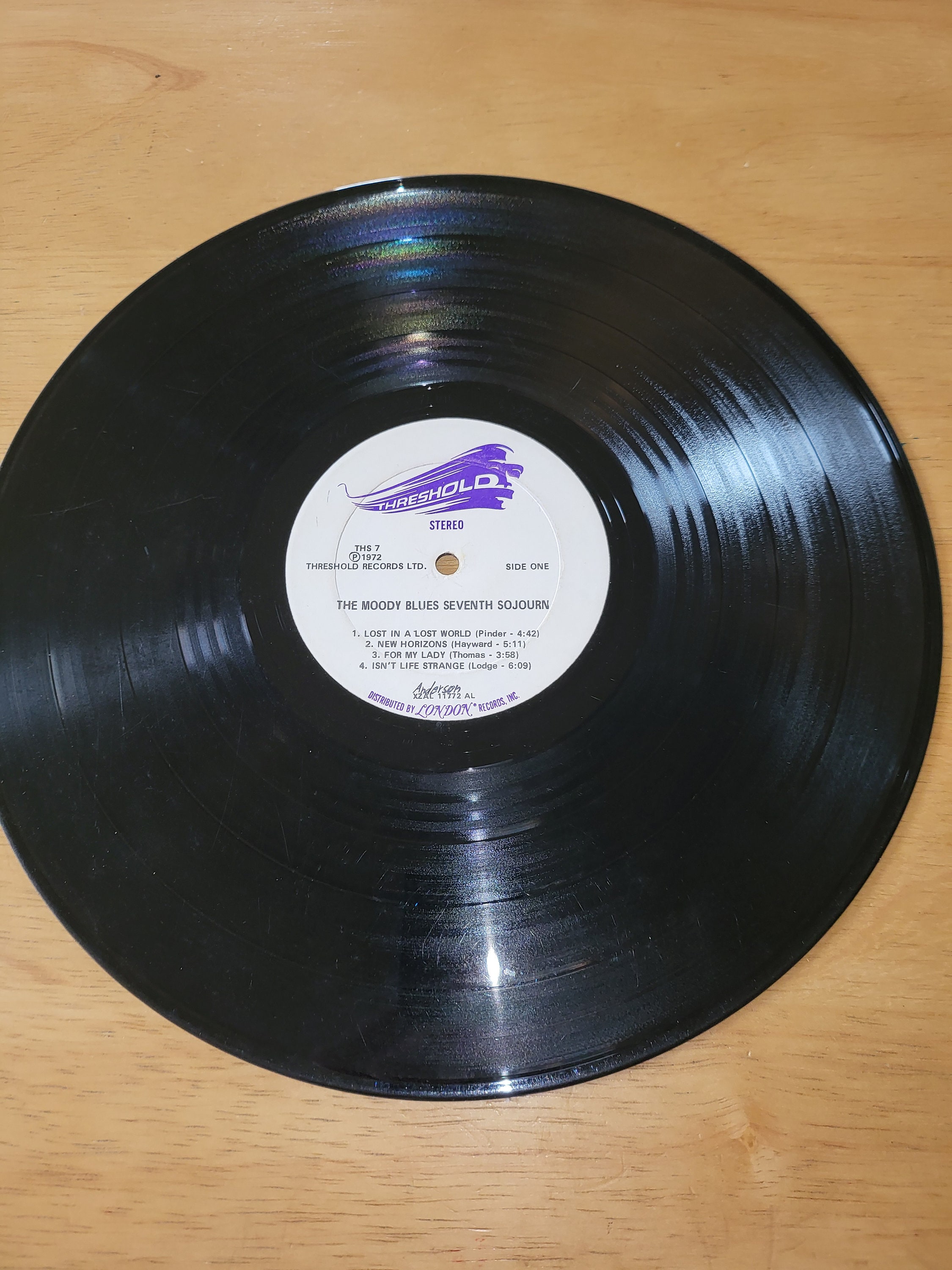 The Moody Blues Seventh Sojourn LP 1972 Threshold THS 7 Vinyl Record ...