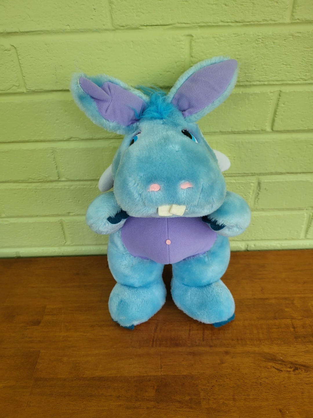 Vintage 1984 Wuzzles Hoppopotamus Disney Hasbro Softies 12 Inch Plush ...