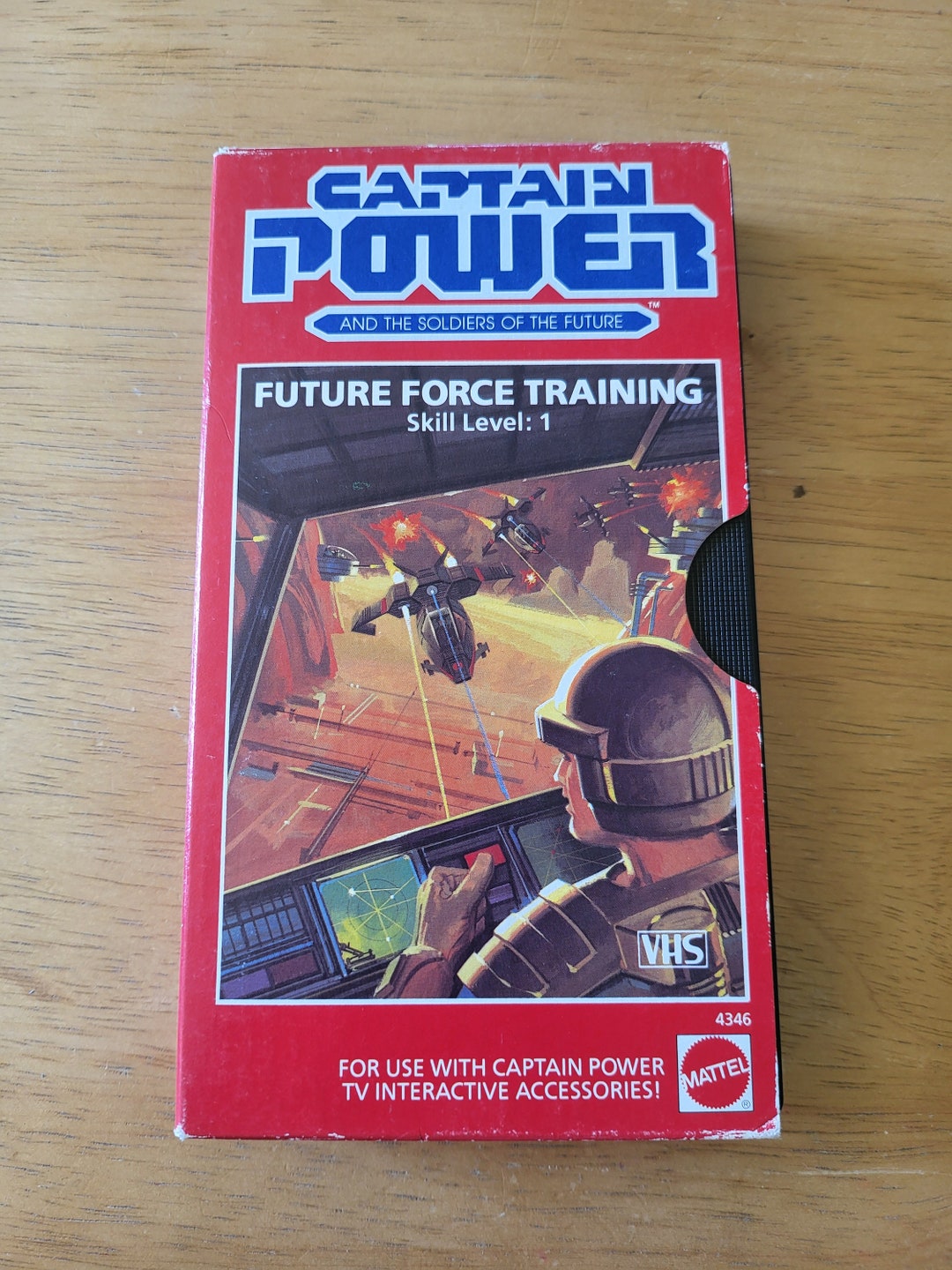 Captain Power VHS Future Force Training Video Skill Level 1 Mattel 1987 ...